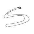 1 pc 304 Stainless Steel Serpentine Chain Necklace for Men Women Ion ...