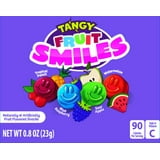 Great Value Tangy Fruit Smiles Snacks, 10 Count, Chewy Fruit Snacks ...