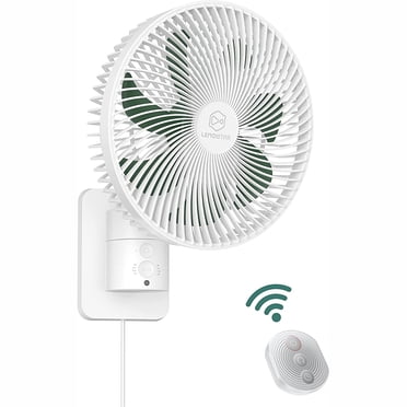 Hurricane Supreme 12 Inch Oscillating Wall Mount Fan, White - Walmart.com