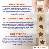 Vitamatic Melatonin 20mg Fast Dissolve 120 Tablets 20 mg - Nighttime ...