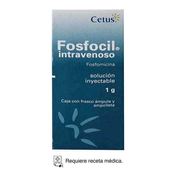 Fosfocil Fosfomicina 1 g solución inyectable | Walmart en línea