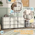 9 Drawer Toy Organizer with Removable Bins, 3 Tier Plastic Storage Unit ...
