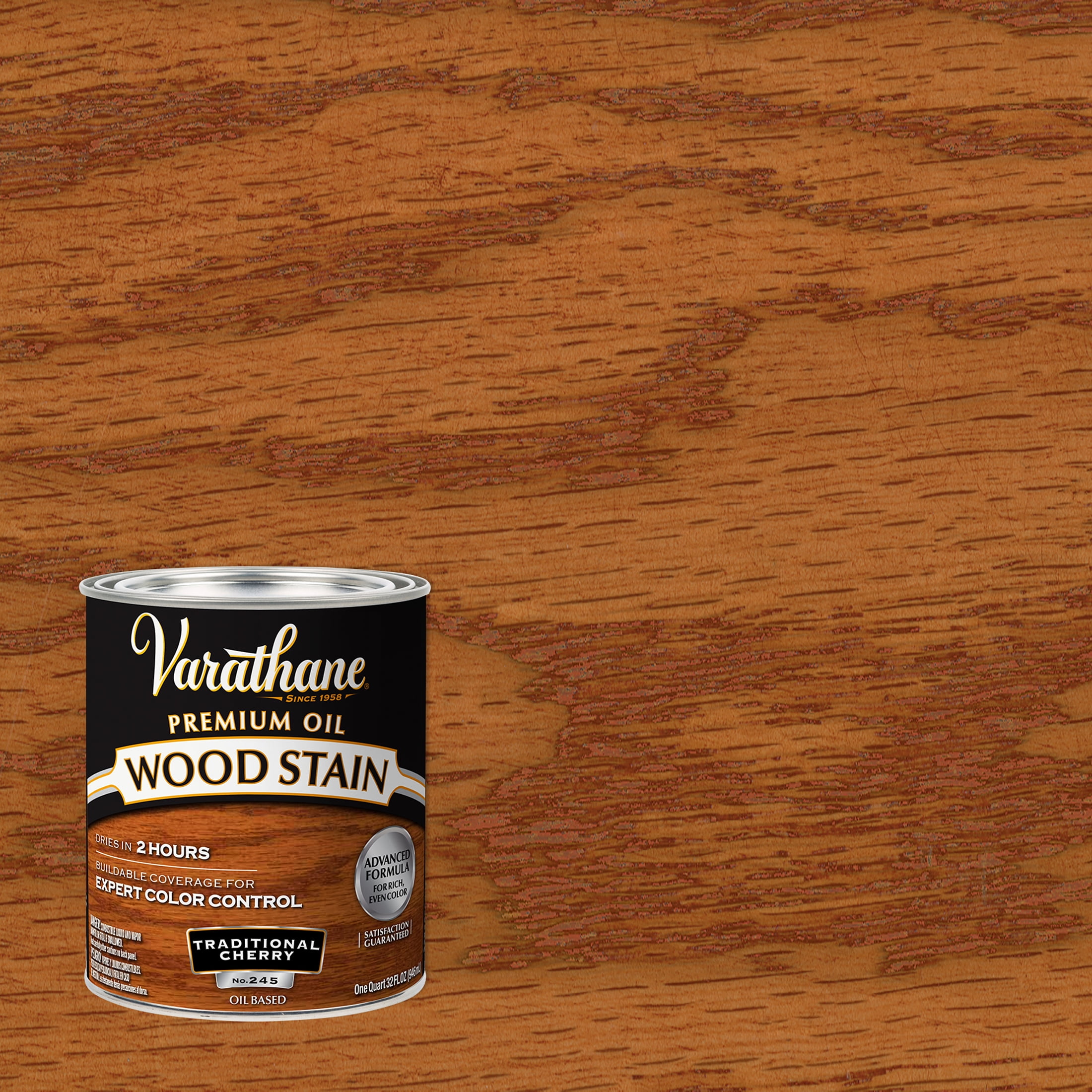 Traditional Cherry, Varathane Premium Oil-Based Interior Wood Stain ...