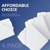 White Classic Fitted Hospital Bed Sheets, Soft Jersey Knitted T-Shirt ...