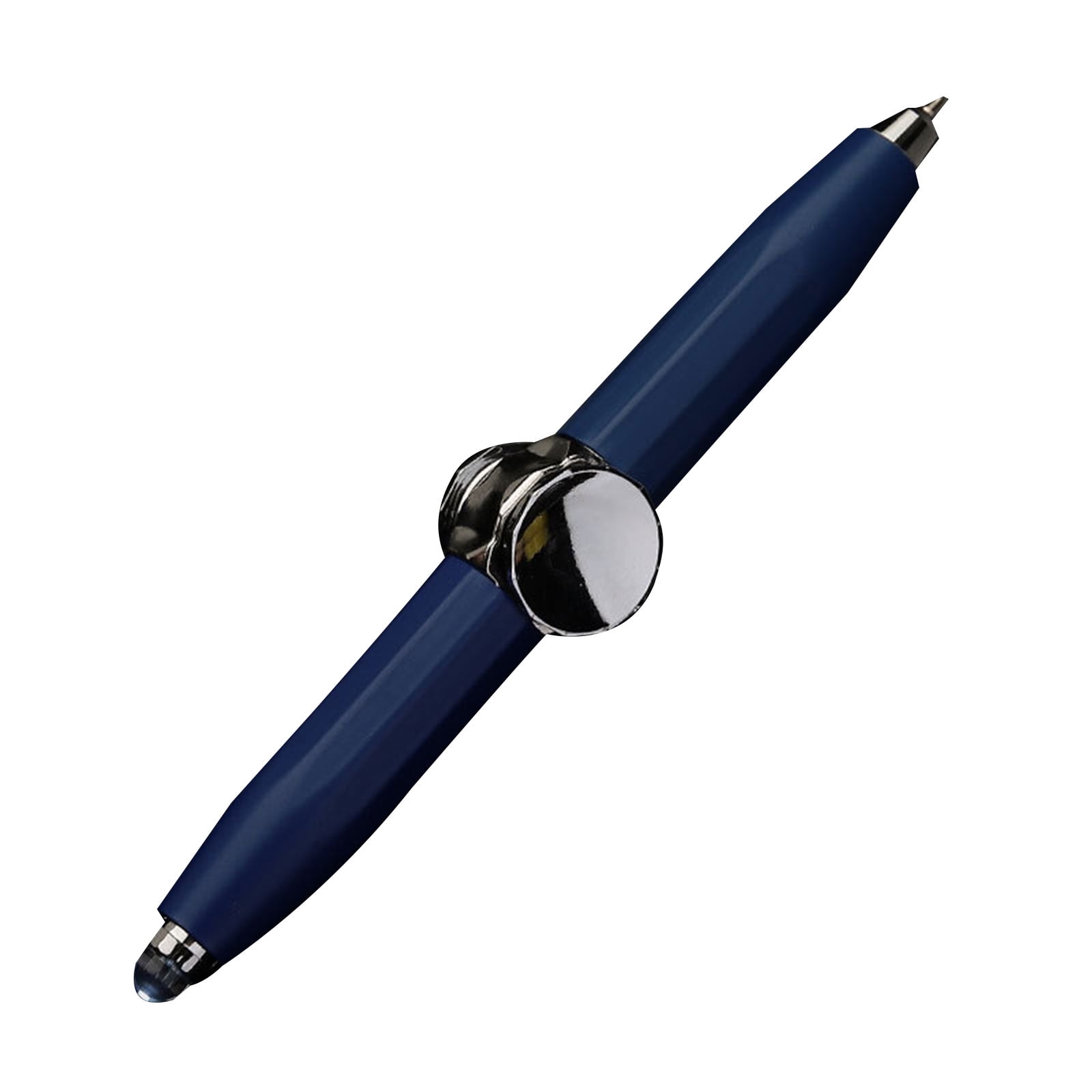 Fidget Spinner Pen with LED Light Writable Spinning Pen Metal Ballpoint ...