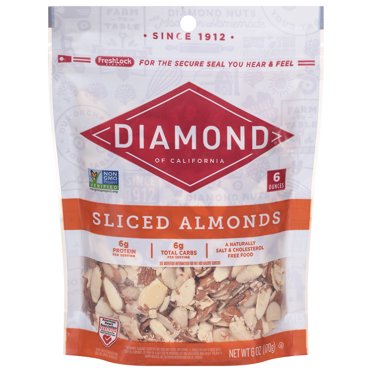 Diamond of California Diamond Pecan Chopped 8 oz (Pack of 5) - Walmart.com