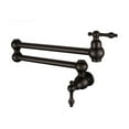 Brass Kitchen Faucet Single Handle Pot Filler Faucet Swing Spout Wall ...