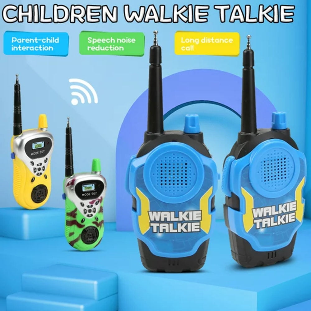 Chok 2Pcs Kids Walkie Talkies,3-14 Year Old Girl and Boy Gifts Toys ...
