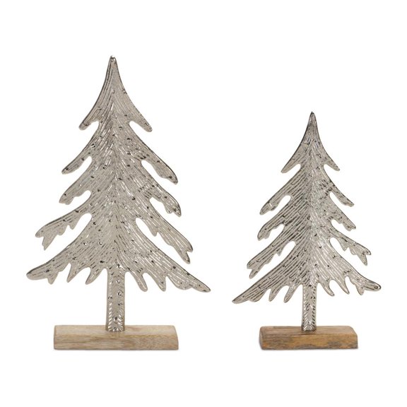 Melrose International LLC Cookie Tree (Set of 2) 10"H, 12"H Resin ...
