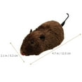 4 Pcs Plush Figure Toys Wind up Mice Cat Mouse Kitten for Indoor Cats ...