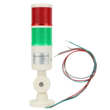 Industrial Signal Tower Light, With Buzzer Sound 24V Red /Green Flash ...