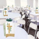 Big Dot of Happiness Elegant Cross - Table Decorations - Religious ...