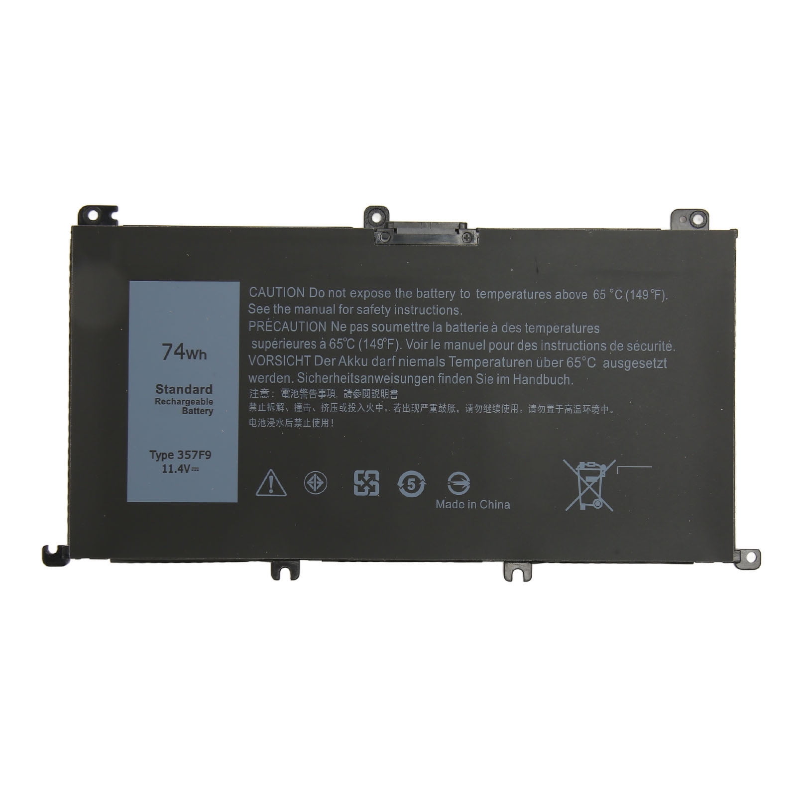 Batería para Dell Inspiron 15 7000 Gaming 74Wh 357F9 71JF4 Tipo Laptop ...