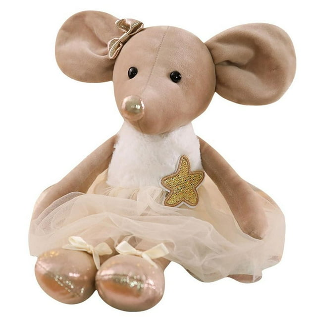 Langgg 45cm Cute Ballet Mouse Plush Toys Lovely Dressing Clothes Animal ...
