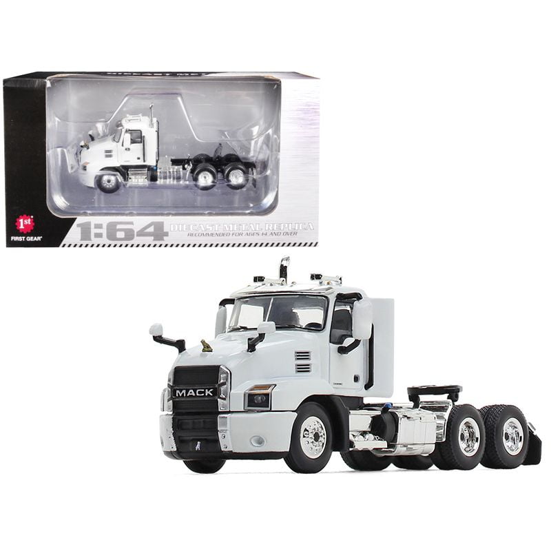Mack Anthem Day Cab Tractor Truck Arctic White 1/64 Diecast Model by ...