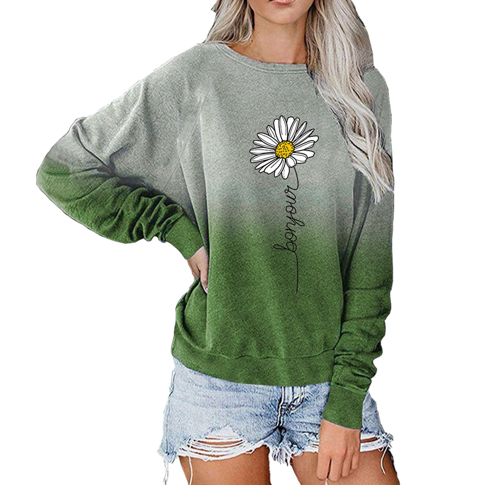 Click here for Unbranded Womens Pullover Sweatshirt Womens Casual... prices