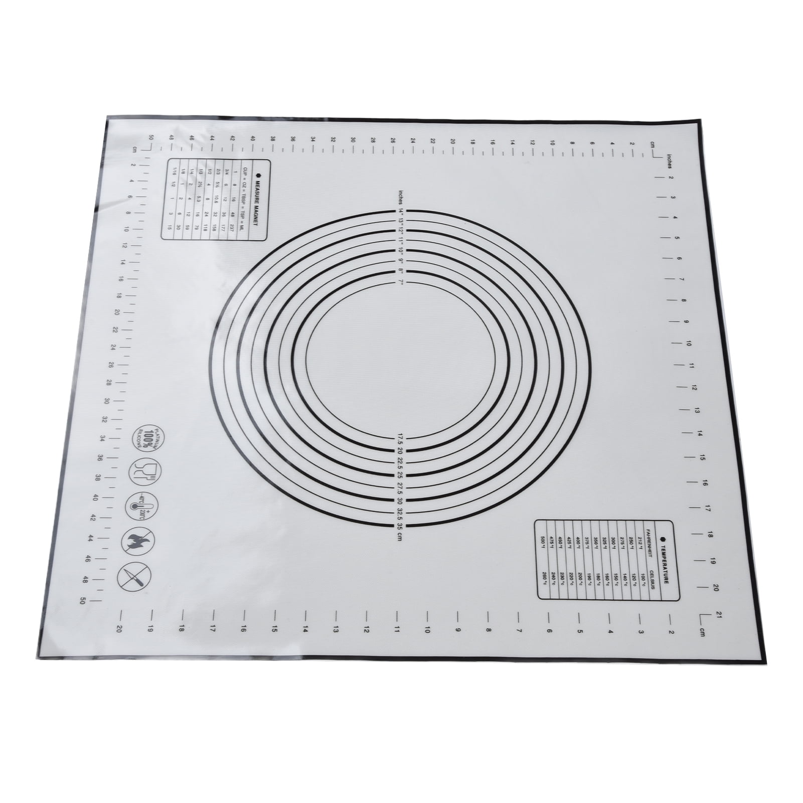Click here for Ymiko Silicone Pastry Mat  60 X 60cm/23.6 X 23.6in... prices