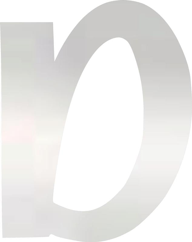 Acrylic Letter D Icebold, 6'' Tall Clear Acrylic Alphabet Letters ...