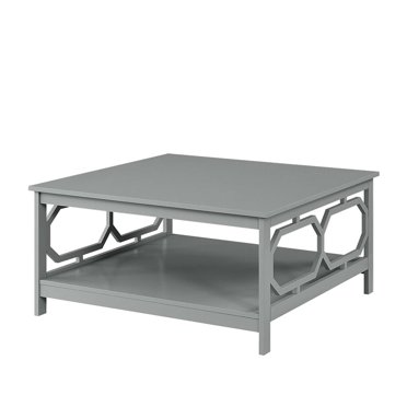 Omega Square Coffee Table - 36 in., Black - Walmart.com