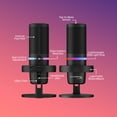 (2 pack) HyperX DuoCast – RGB USB Condenser Microphone for PC, PS5, PS4 ...