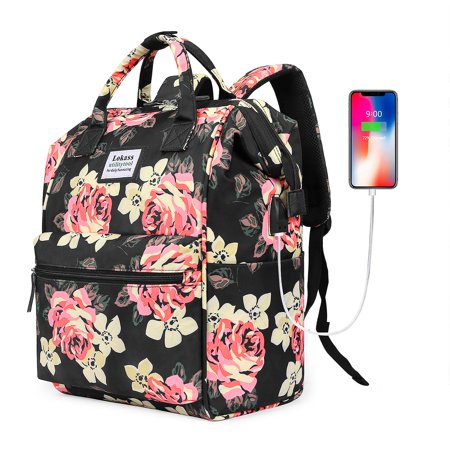 Laptop Backpack 15.6 Inch Wide Open Computer Backpack Laptop Bag ...