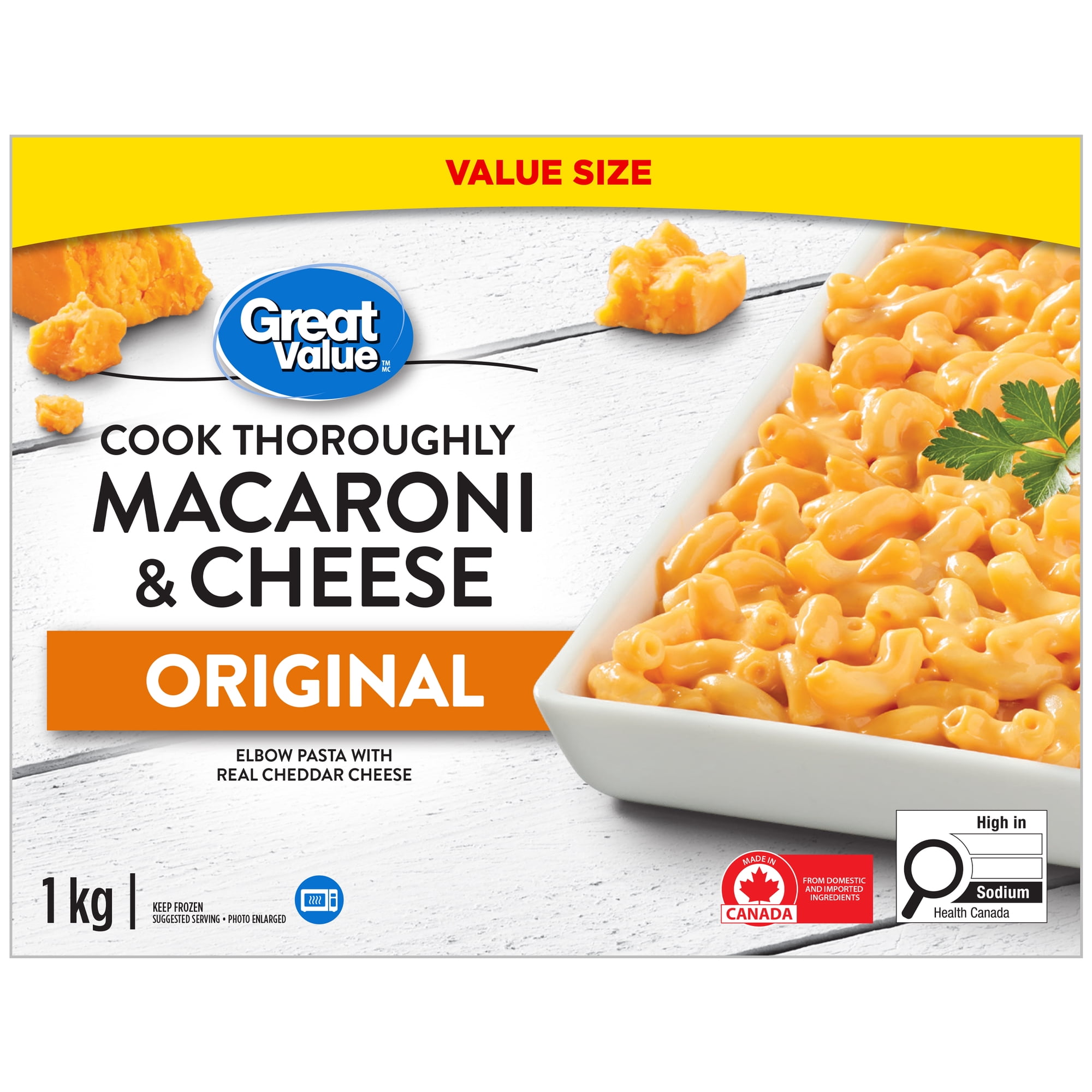 Click here for Great Value Original Macaroni & Cheese 1 Kg prices