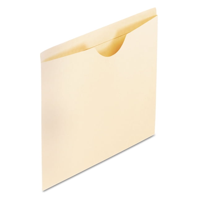 "Manila Reinforced File Jackets, 2-Ply Straight Tab, Letter Size ...