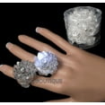 LWS LA Wholesale Store 100 White flashing LED Light Up bumpy Ring ...