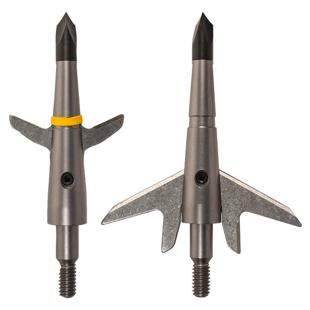 Swhacker #219 Crossbow Broadheads, 2-Blade 100 Grain 1.75" Cut, (Pack ...