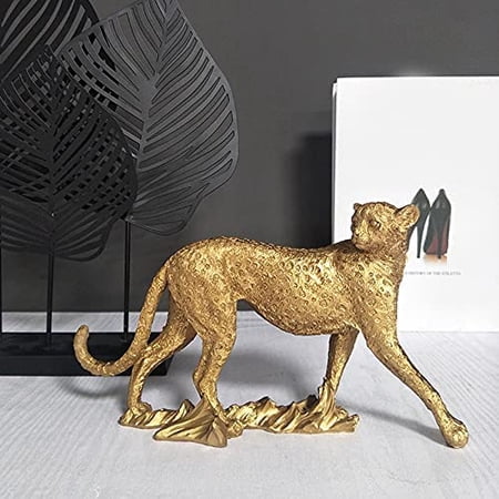 Realistic leopard resin statue, resin statue for home decoration ...
