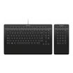 R-Go Split Ergonomic Keyboard, QWERTY (US), Black, Wired USB Keyboard ...