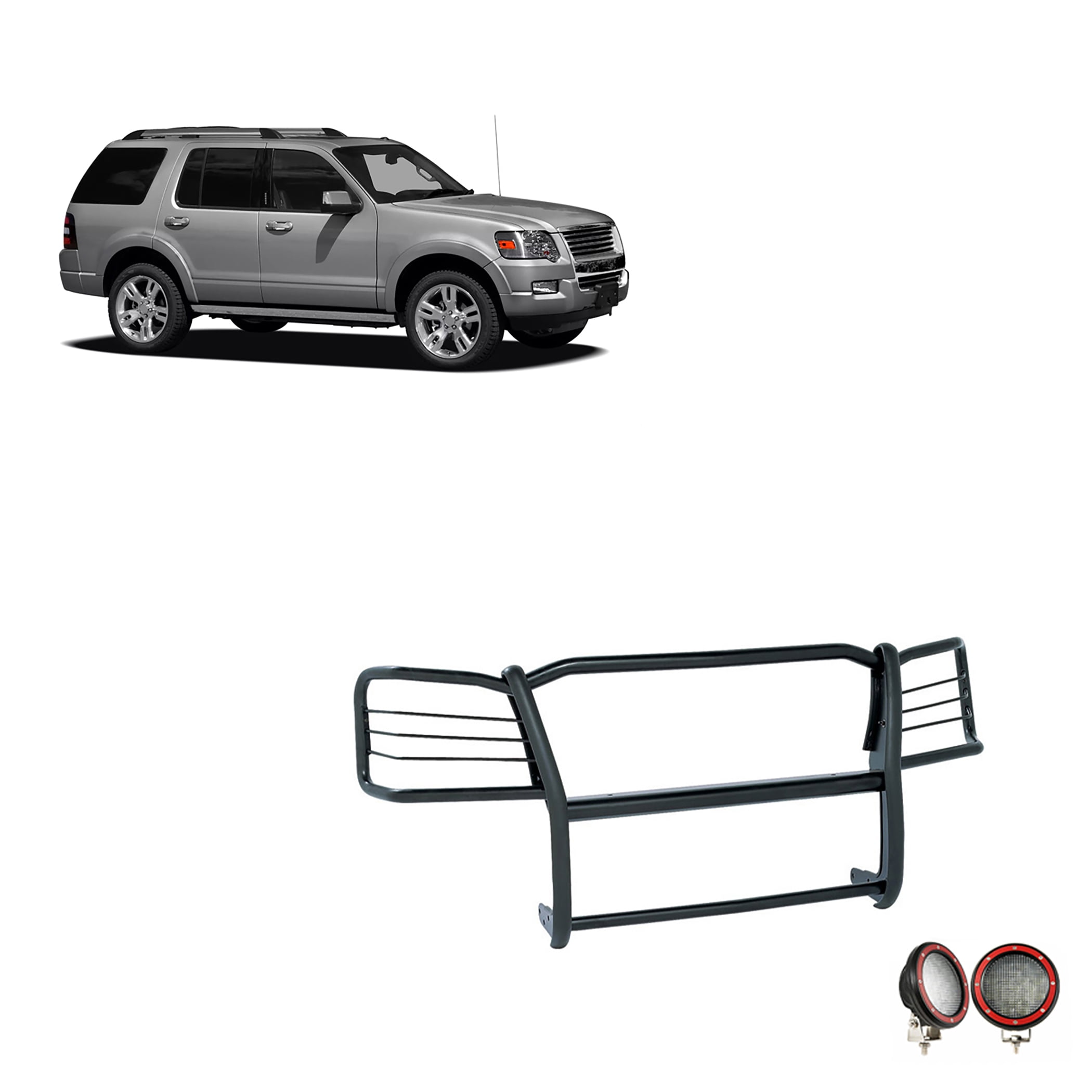 Off Road Bumper Guards Black Hose Gille Bush Bumpe Guad Modula Black ...