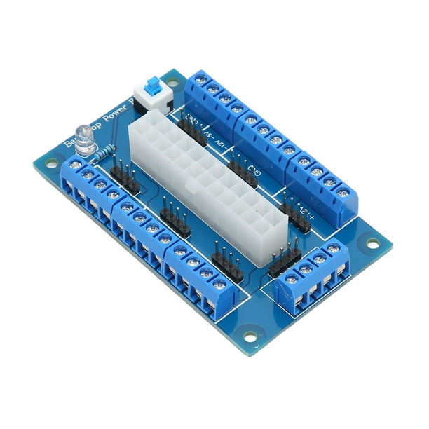 Power Supply Breakout Board Module, ATX DC Power Supply Breakout Board ...