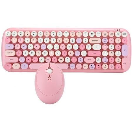 Gaming Keyboard and Mouse Set,2.4G Wireless Business Office Keyboard ...