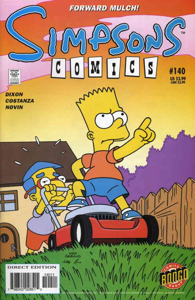Simpsons Comics #140 VF ; Bongo Comic Book - Walmart.com