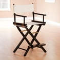 24" Director's Chair Natural Frame-Navy Blue Canvas - Walmart.com