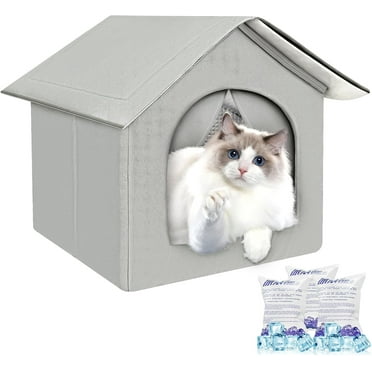 Clawsable Indestructible Heated Cat House for Outside Cats, Extremely ...