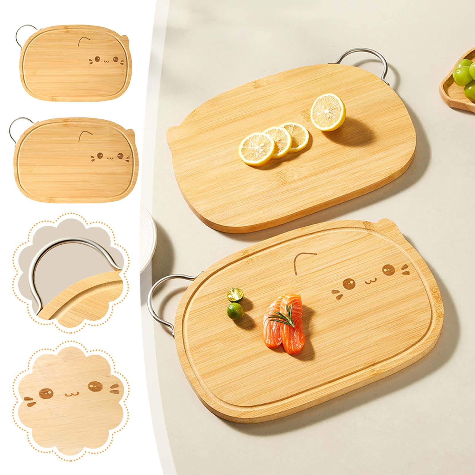 Tabla de cortar de madera para frutas y verduras | Tabla de cortar de ...