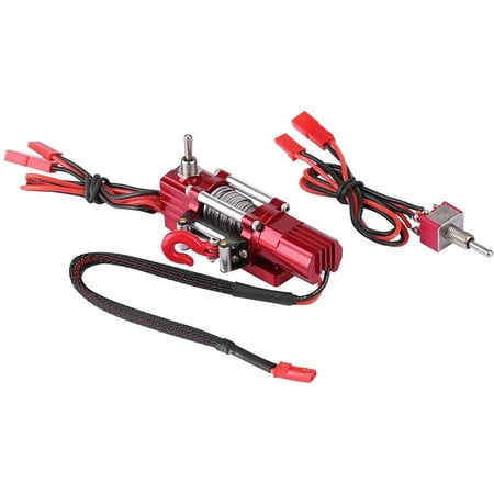 RC Winch, Metal Steel Wired Automatic Simulated Winch Toy with Remote ...