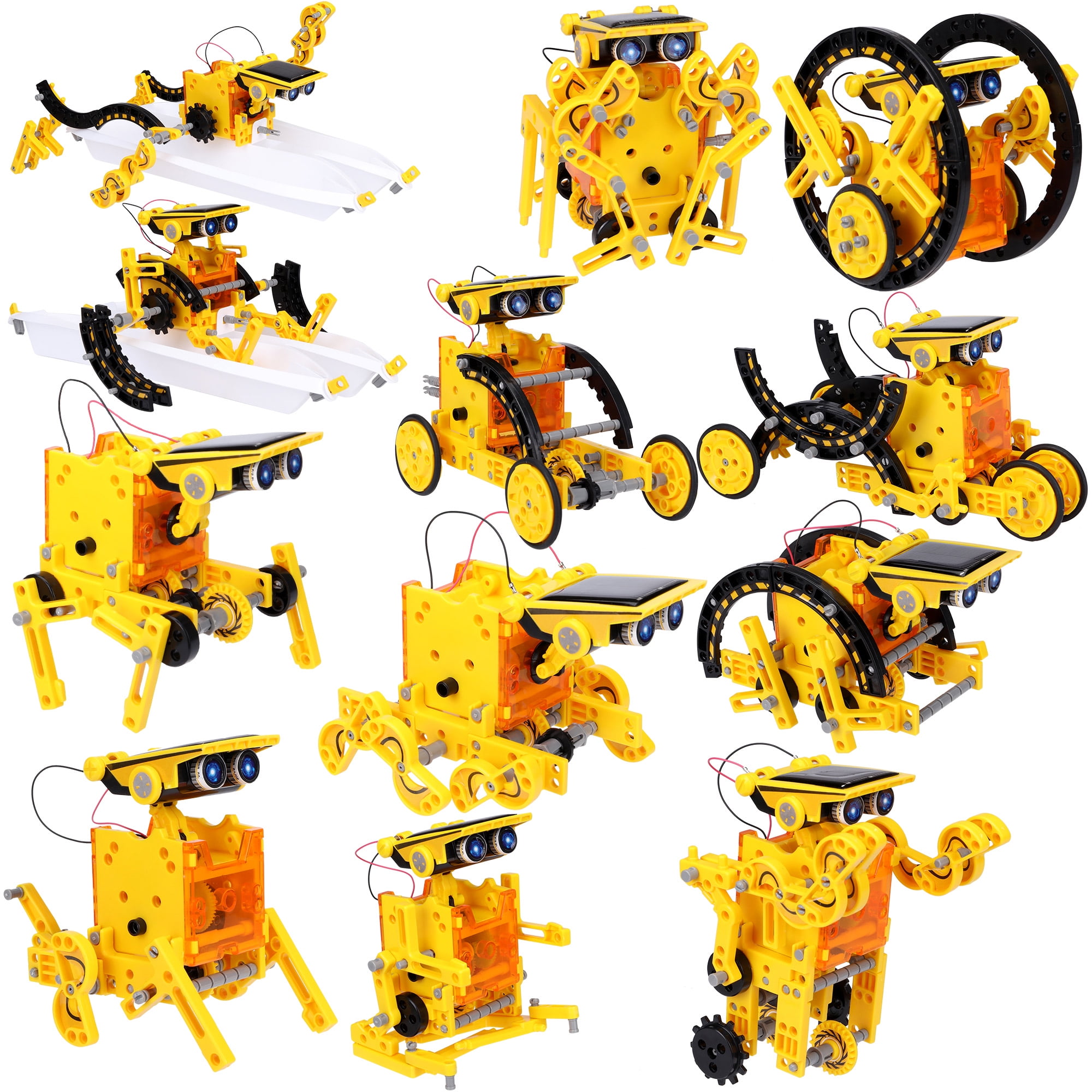 12-in-1 Education Solar Robot DIY Learning Building Science Experiment ...