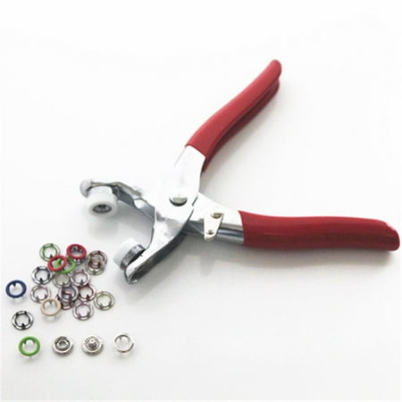 Snap Pliers Fastener Press Stud Button Fixing Tool Sewing Craft Kit ...
