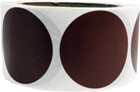 Brown Circle Stickers | 2" Inches Round | 500 Pack - Walmart.com