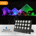 Free Shipping! SANSI 100 Watts LED Flood Light Outdoor, RGB Color ...