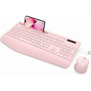 Onn+ Multi-Device Wireless Full-Size Keyboard and Mouse Set, Gray and ...