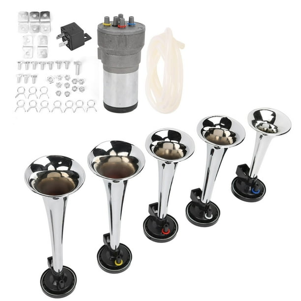 Air Horn,Car 5 Trumpet Set Auto Accessories Trucks Horn Eco-Friendly ...