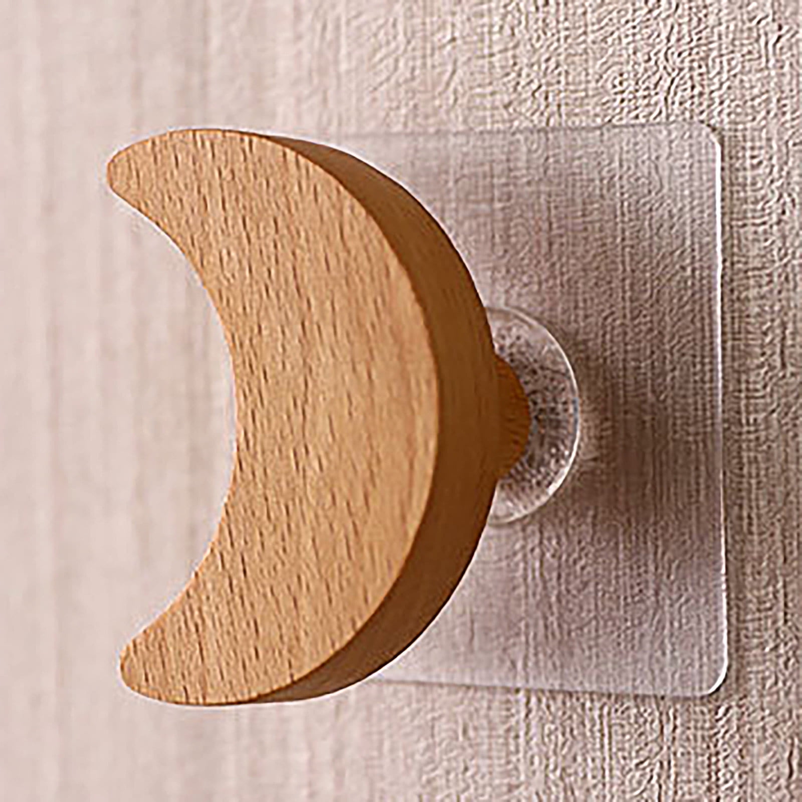 Kiplyki Wholesale Solid Wood Hook Star Moon Wall Hook Wall Coat Hook ...