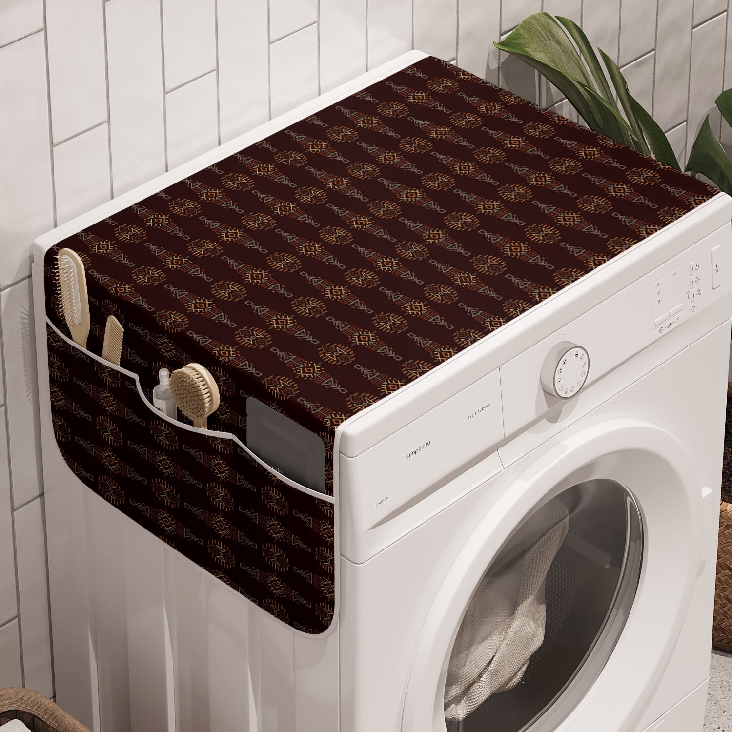 Tribal Washing Machine Organizer, Australian Ethnic Aboriginal Culture ...