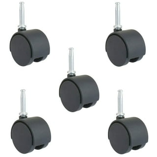 Caster HQ - Set of 4 Stem Casters with 5/16" x 1" Long Threaded Stem ...