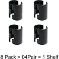 Wire Shelf Clips WAFJAMF Shelving Shelf Lock Clips for 1" Post Shelving ...