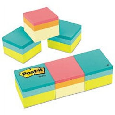 Post-it Notes Cabinet Pack Marseille - 3" x 3" - Square - 100 Sheets ...